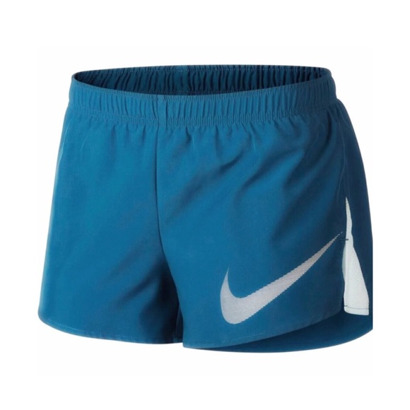Nike | Shorts | Nike Drifit City Core Blue Color Big Check Logo Short ...
